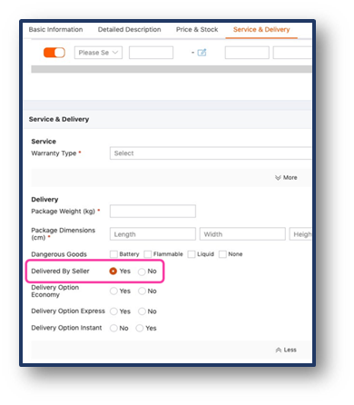 What is Delivered by Seller? | Lazada Seller Center