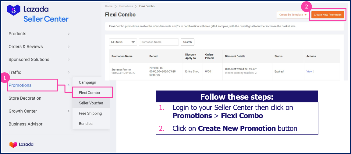 Guidelines For Promotion Tools Flexi Combo Lazada Seller Center