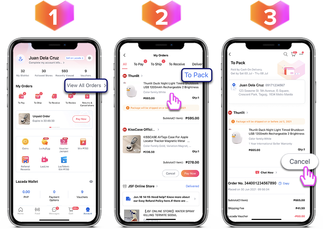 Help Center | Orders | Lazada PH | Lazada