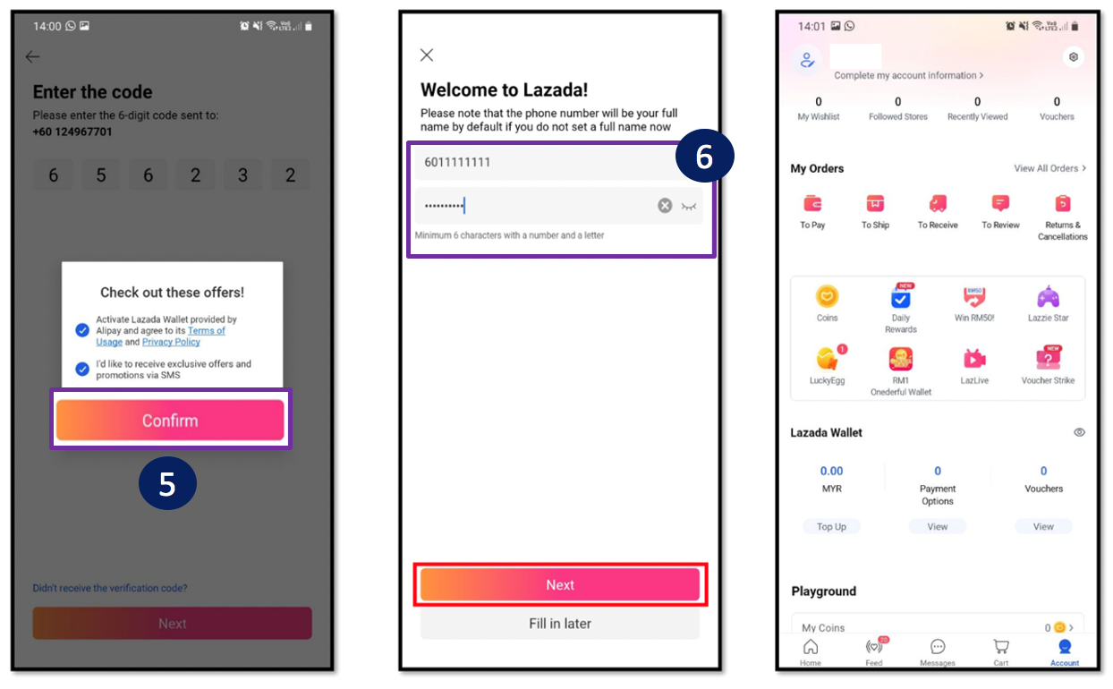 How to create a new Lazada Account? | Lazada