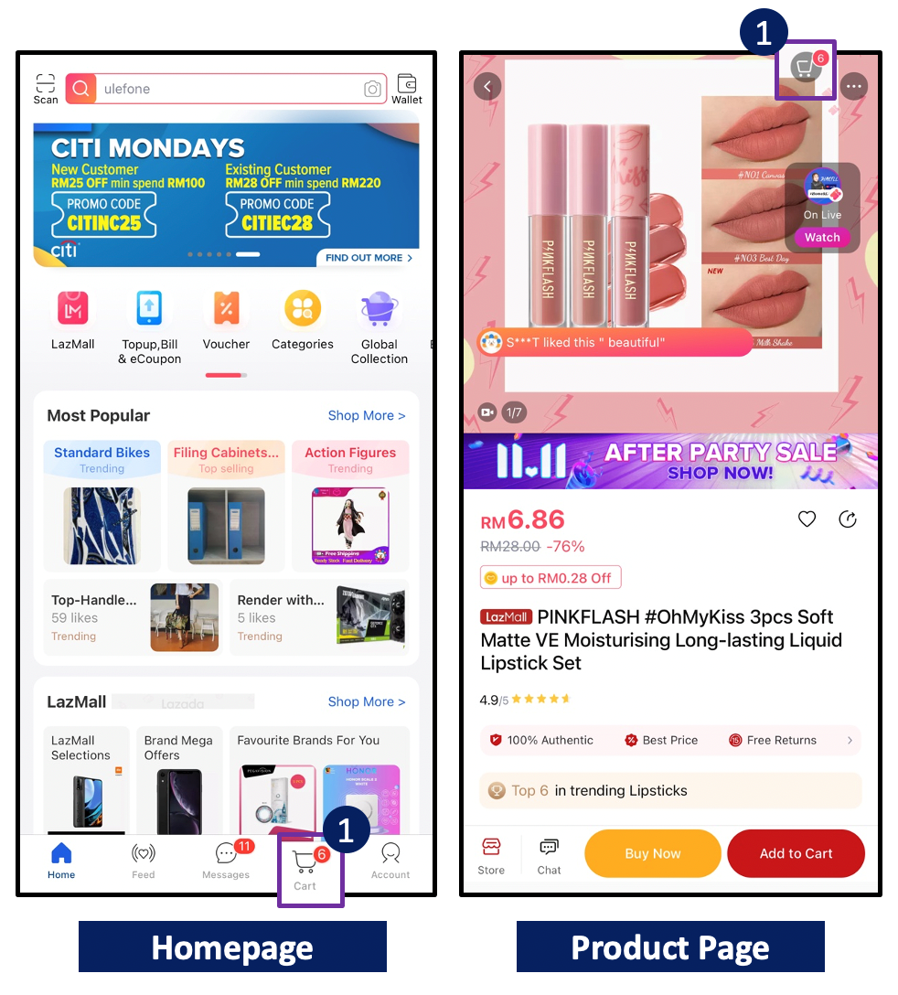 How to manage my cart? | Lazada