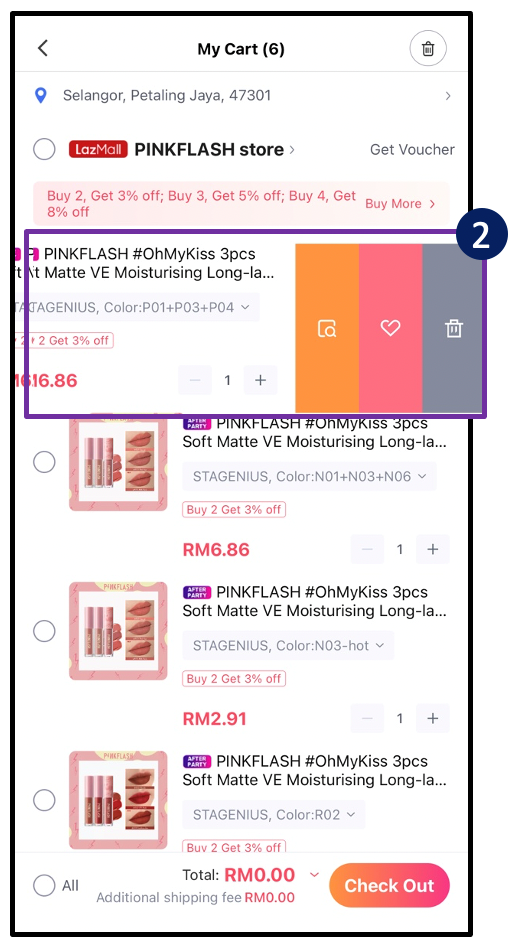 How to manage my cart? | Lazada