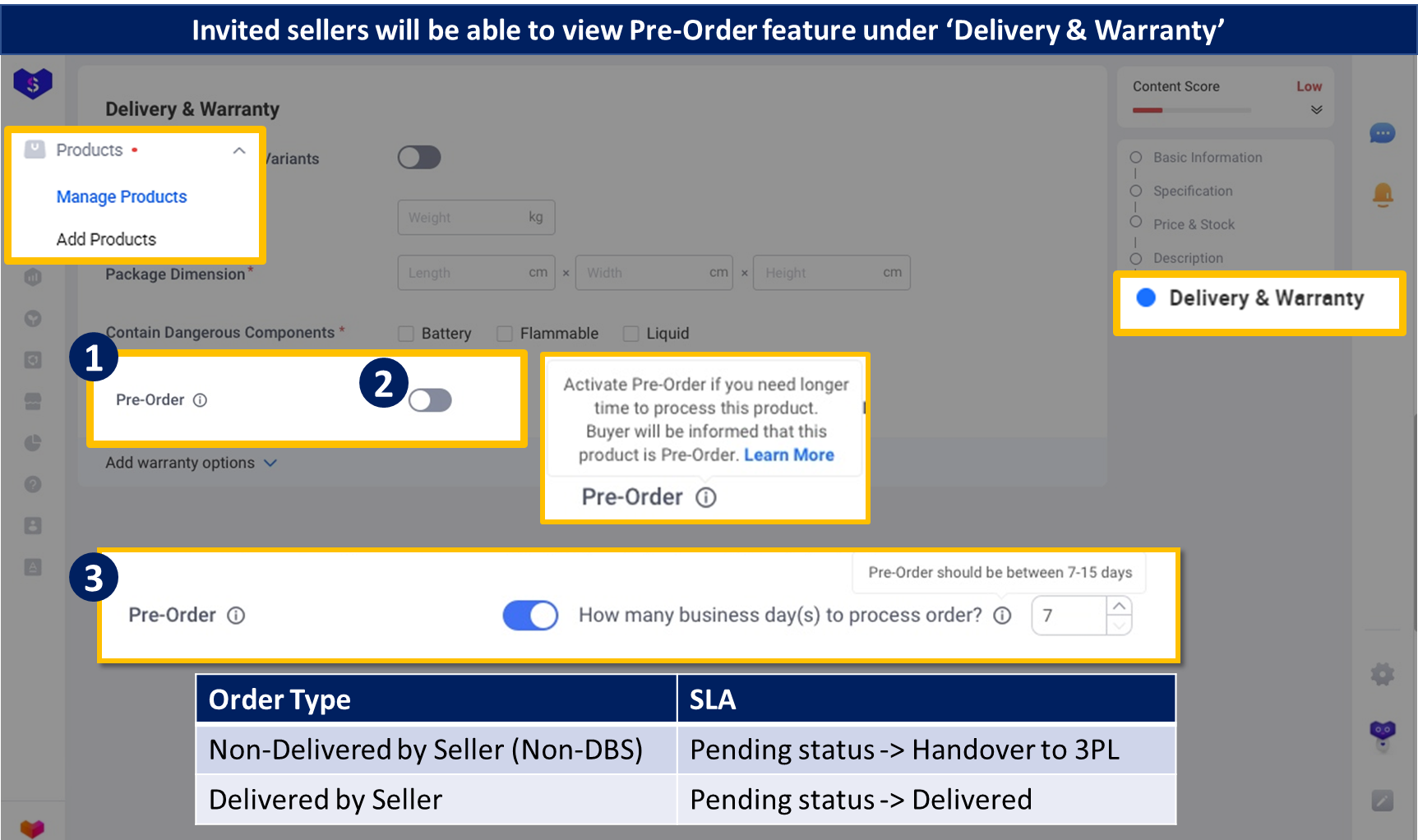 Pre-Order Listing [For Invited Sellers Only]| Lazada Seller Center