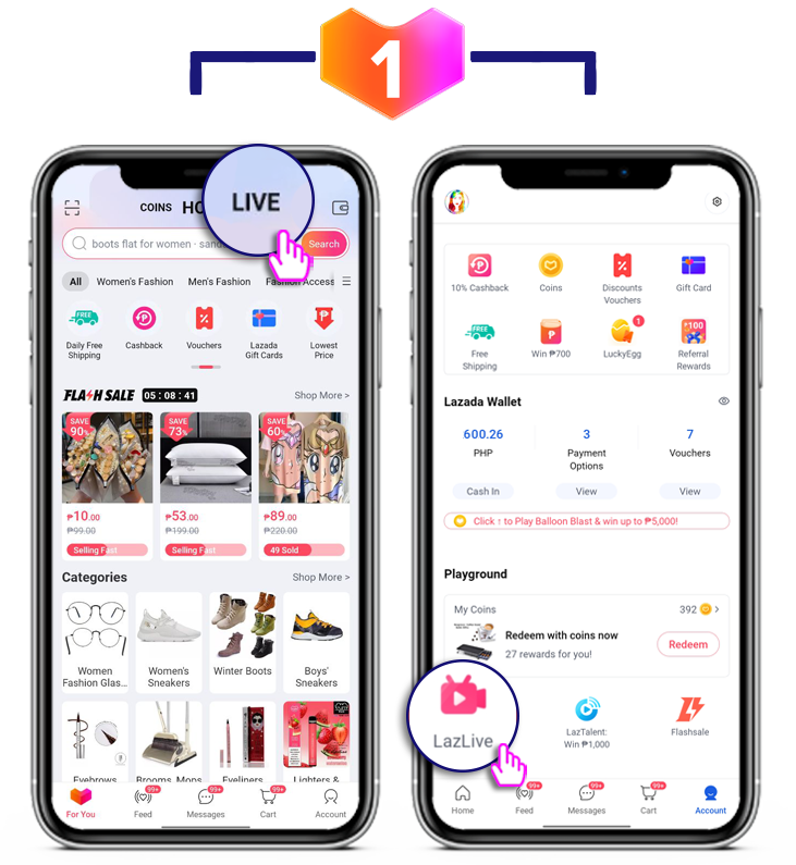 How can I avail of promos through LazLive? | Lazada