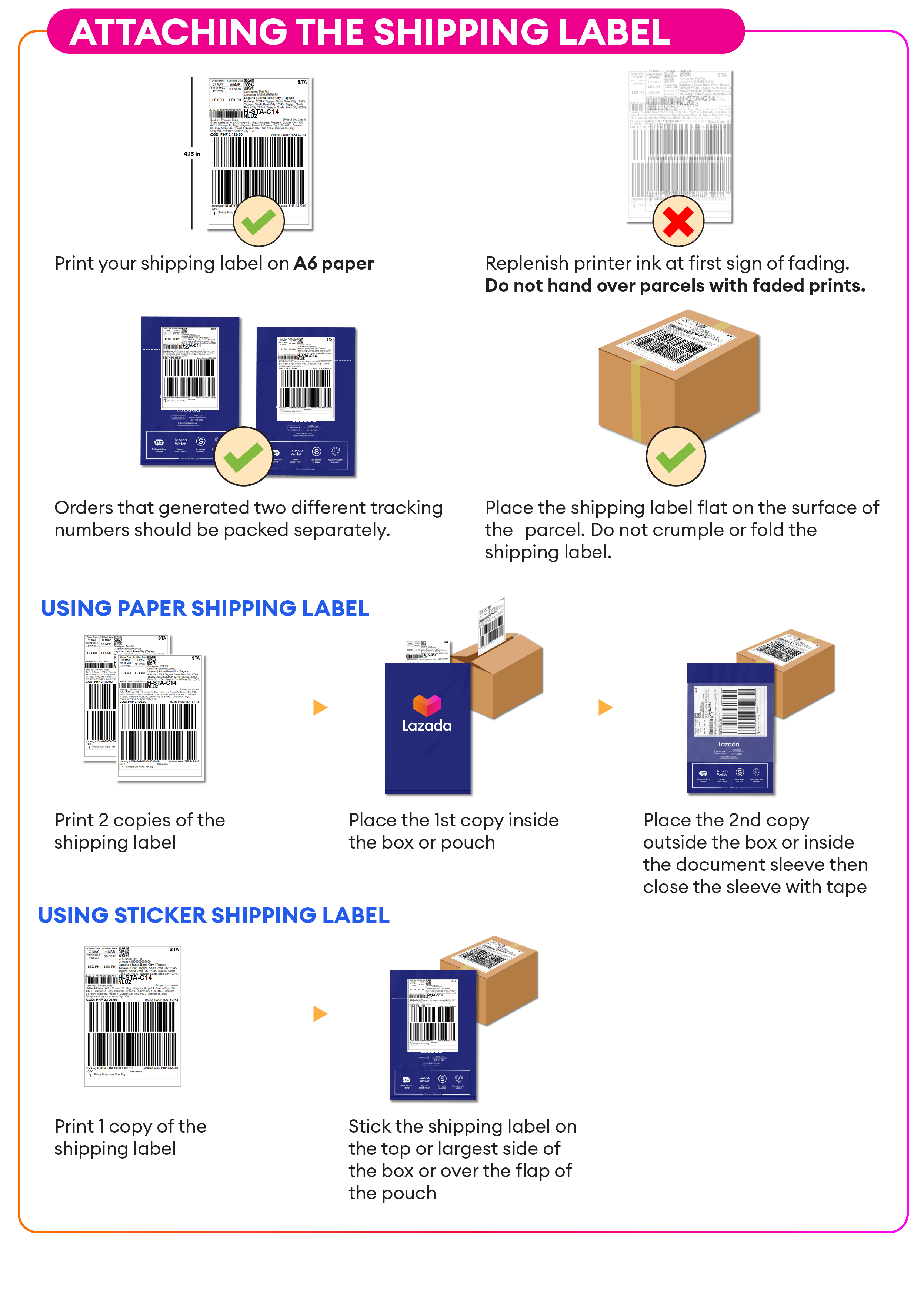 Support Center | Order fulfillment & Return management | Lazada PH ...