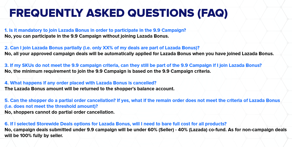 Lazada Bonus - Mega Campaign Booster | Lazada Seller Center