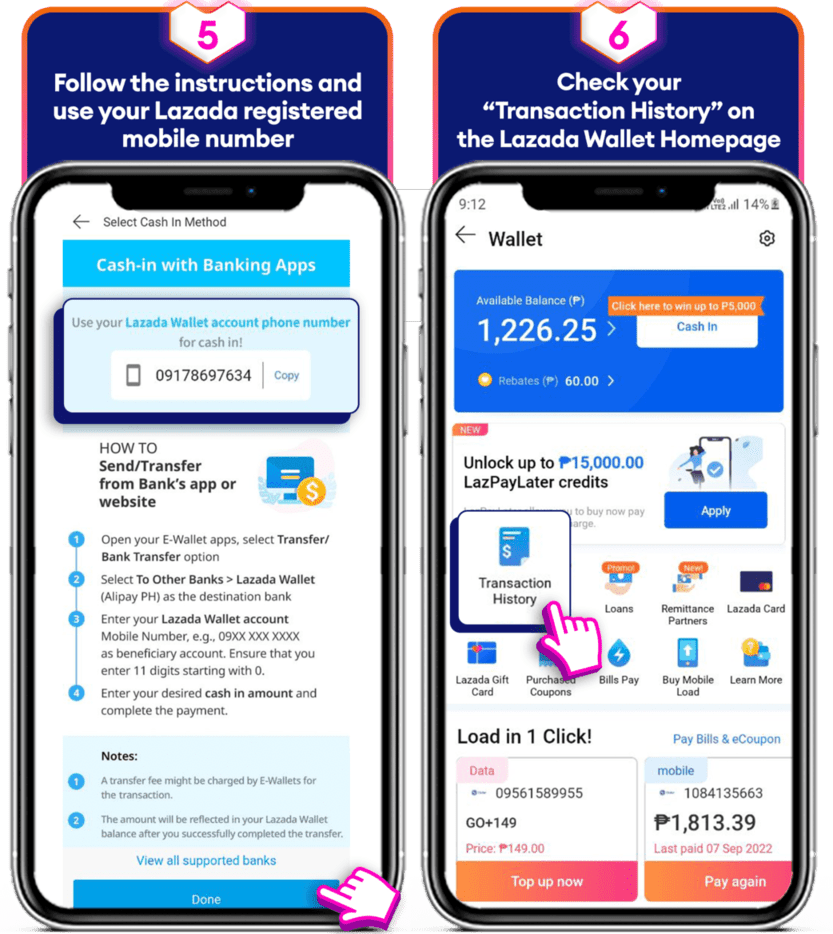 How to cash in my Lazada Wallet via InstaPay? | Lazada