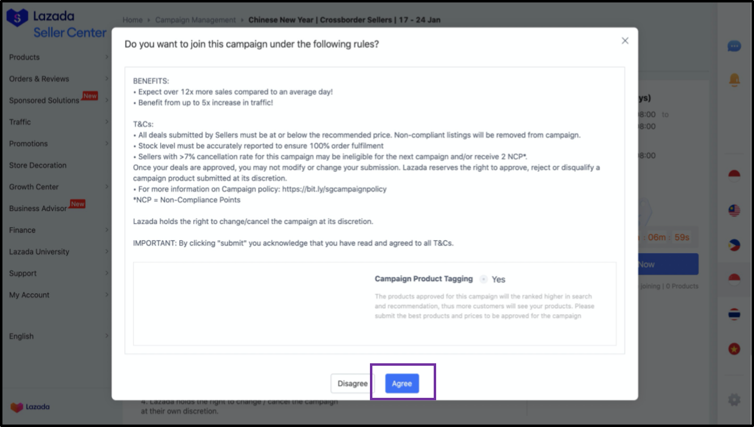 Lazada Bonus - Mega Campaign Booster| Lazada Seller Center