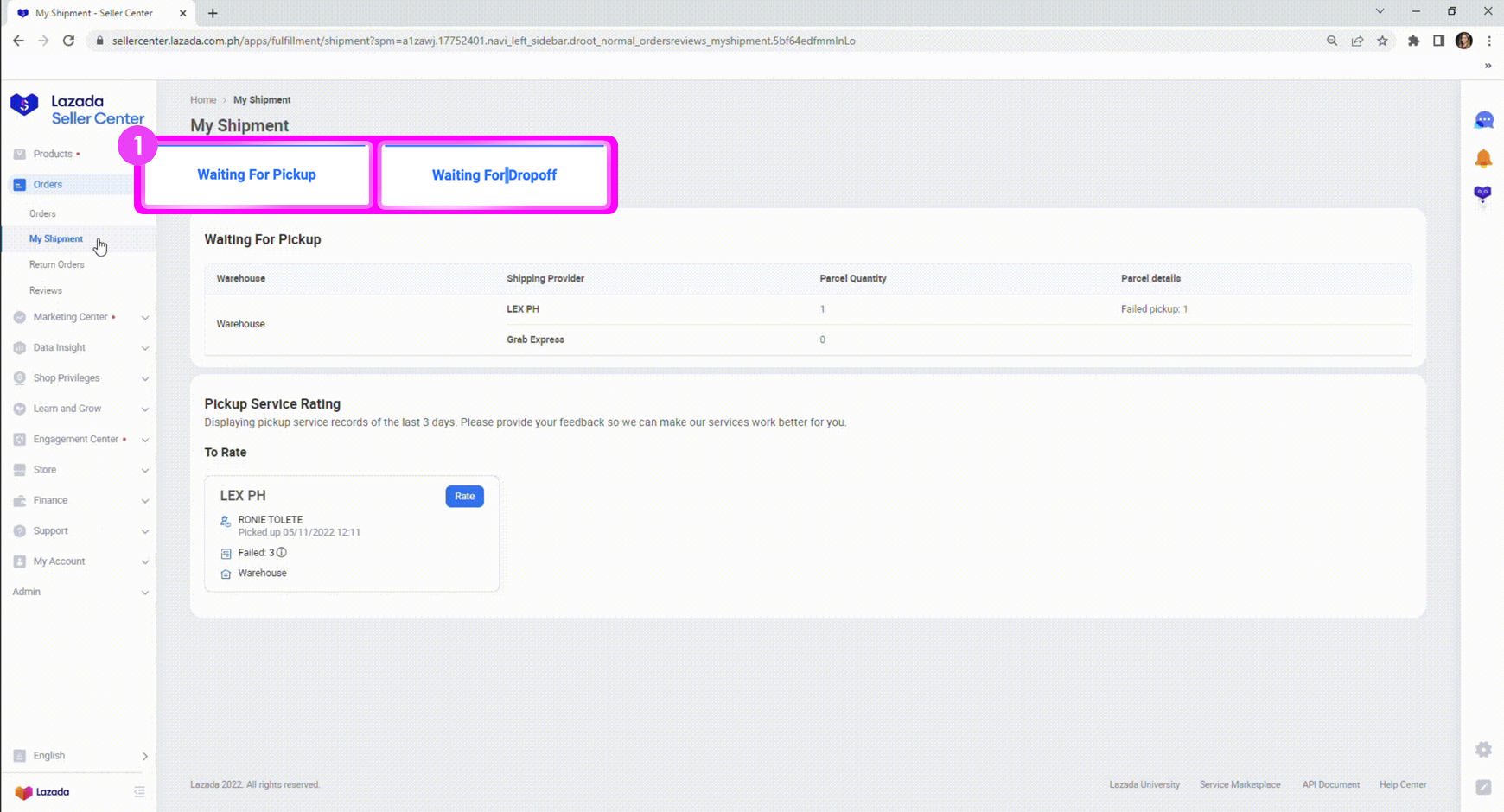 What is My Shipment Page?| Lazada Seller Center