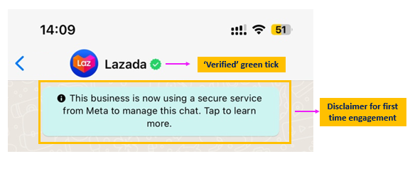 Identify Correct Lazada Official WhatsApp Account to avoid scam/fraud ...