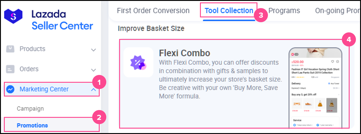 How To Create A Flexi Combo Lazada Seller Center
