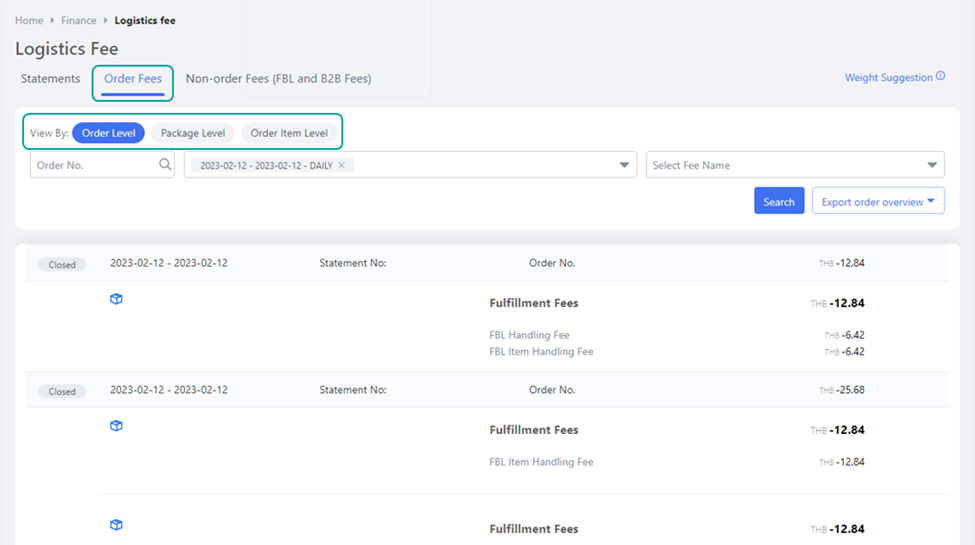 ⭐️ New! Logistics Fee Page| Lazada Seller Center