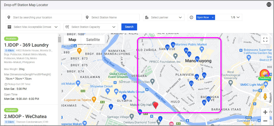 Where can I find the nearest drop-off location?| Lazada Seller Center