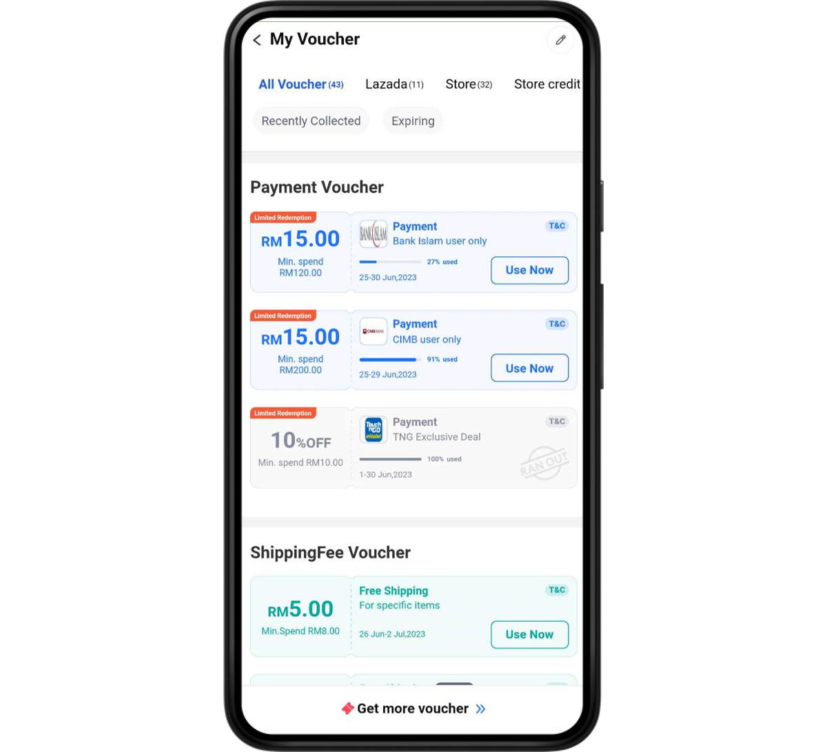 How to view my collected Vouchers? | Lazada