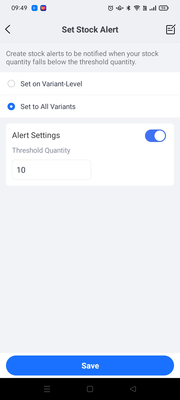 What is a stock alert?| Lazada Seller Center